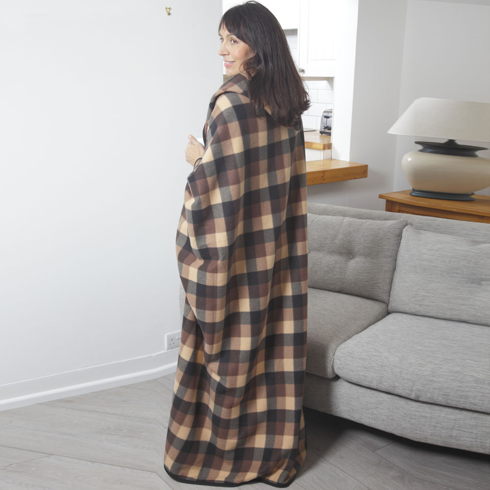 Zip-Up Polar Fleece Cosy Robe | Easylife