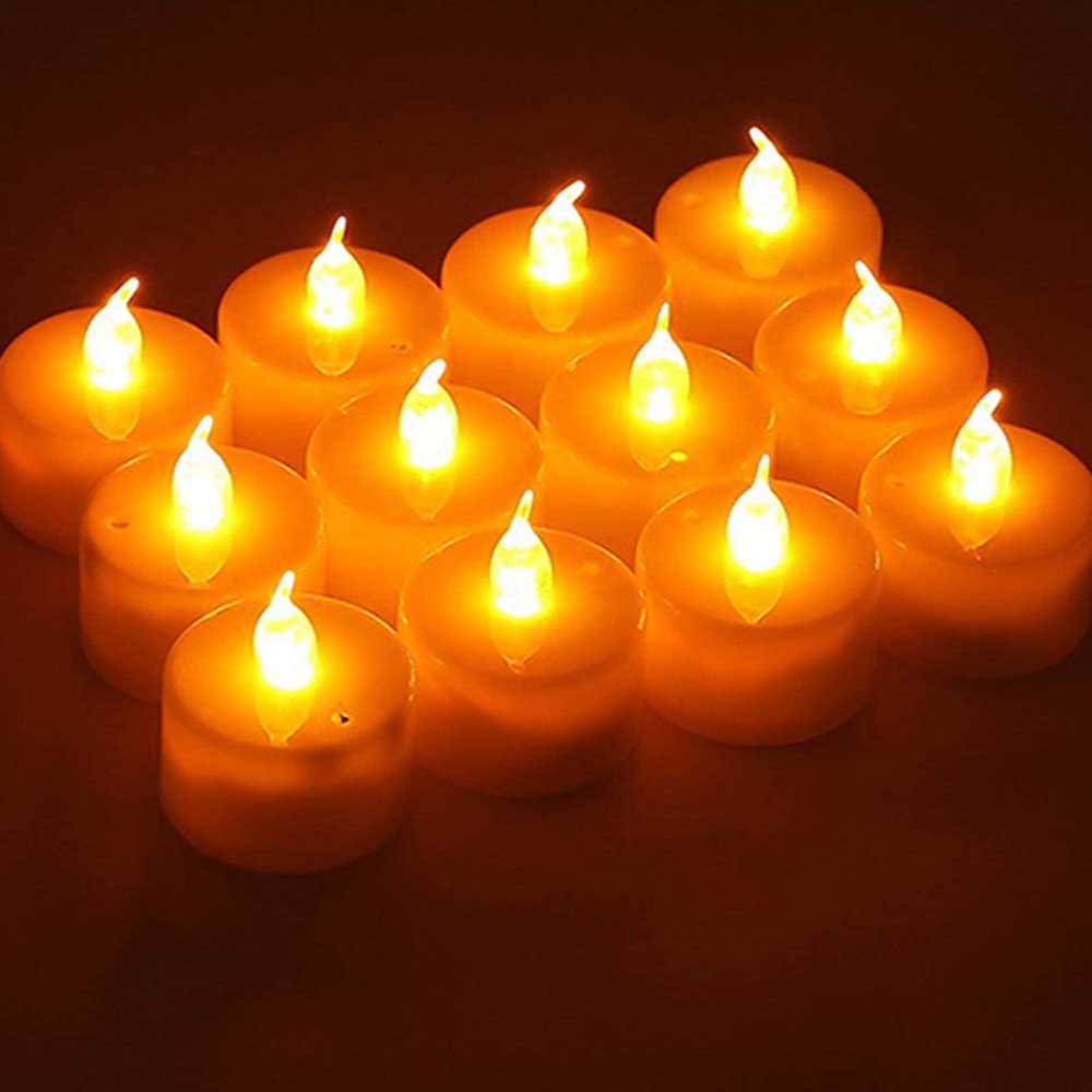 Remote Control Tea Lights (Set of 12) | Easylife