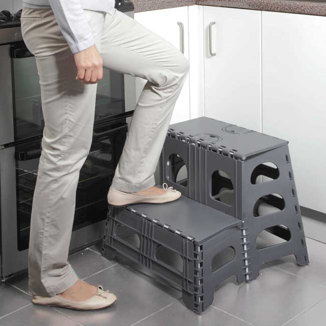 Non-Slip Two Step Stool | Easylife