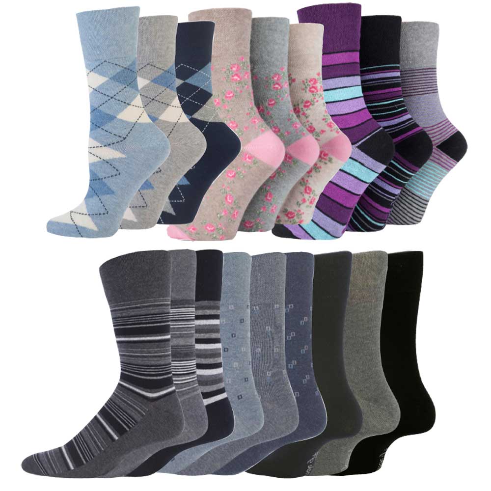 Gentle Grip Socks (set of 9) | Easylife